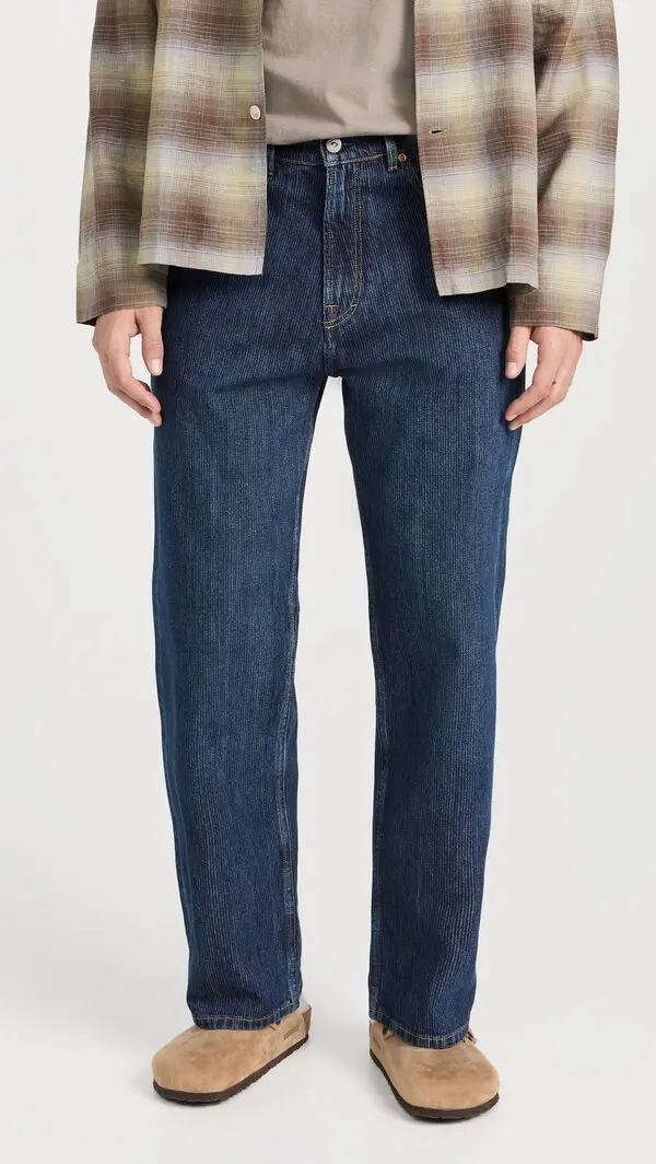 パンツ our legacy24SS THIRD CUT Deep Blue Chain Our Legacy - Third Cut Jeans Deep Blue Chain Twill